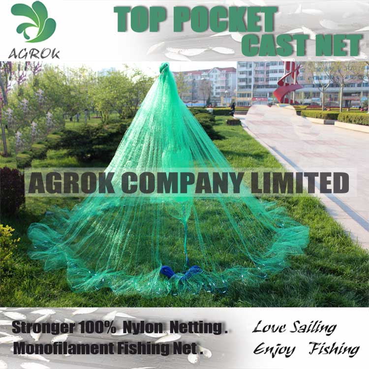 Top Pocket Cast Net Has Bottom Pocket Type