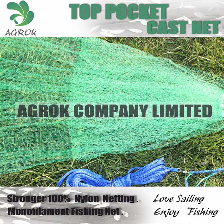 Top Pocket Cast Net Has Bottom Pocket Type