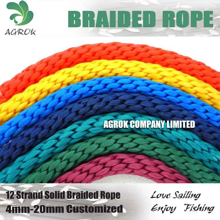 12 Strands Solid Braided Rope